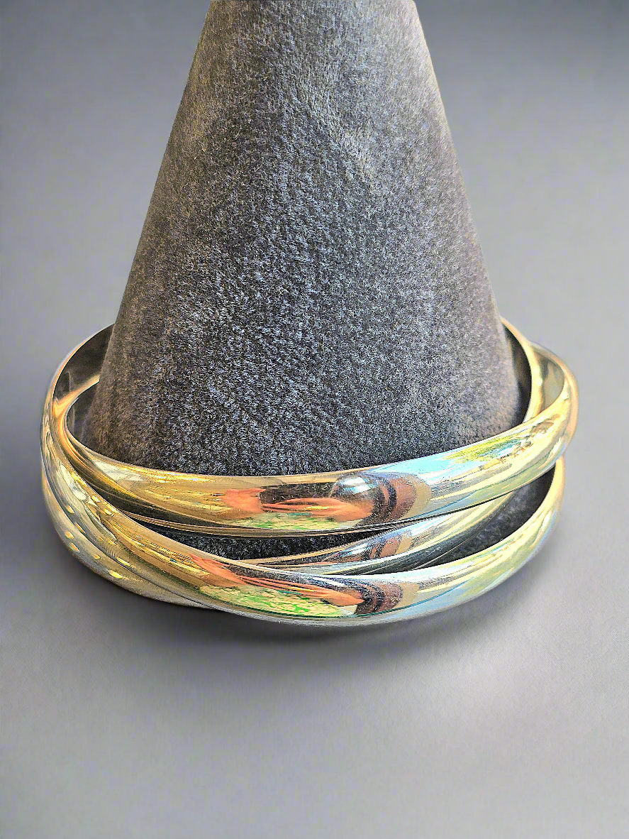 Silver Russian Bangle – Rococo Jewellery